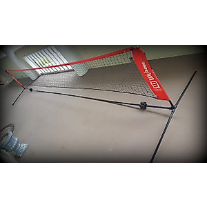 WILSON EZ Tennis Net (18-Feet),Black/Red