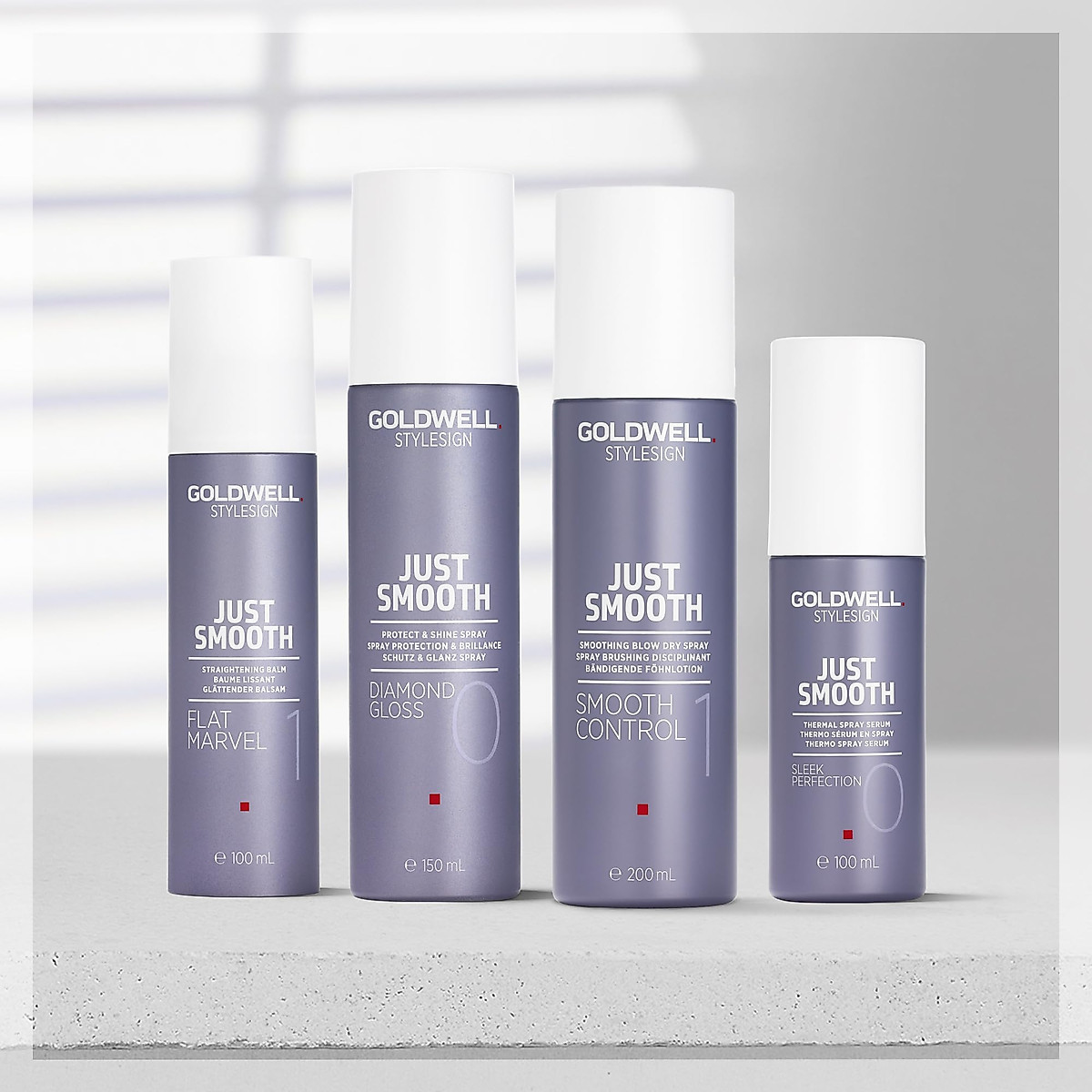 Goldwell StyleSign Just Smooth Sleek Perfection Thermal Spray Serum, 3.3 Fl Oz