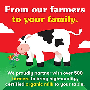 Horizon Organic DHA Omega-3 Milk, DHA 2 Percent Milk, 64 FL OZ Half Gallon Carton