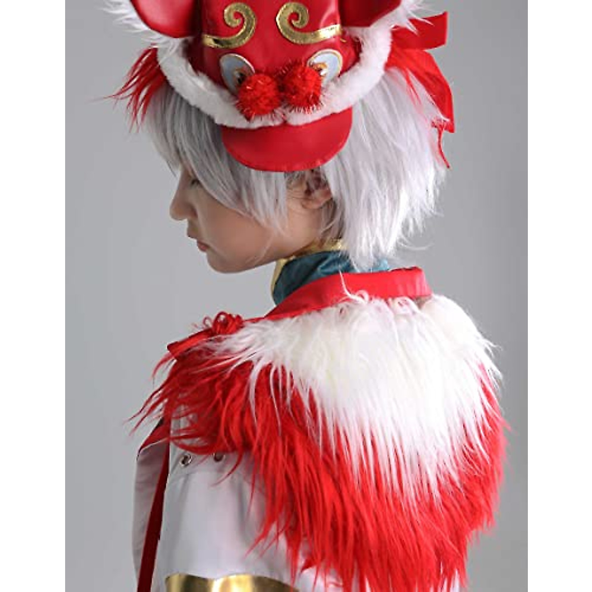 miccostumes Womens Game Sun Bin Cosplay Costume for Tiger New Year with Hat (Medium, Multicolored)