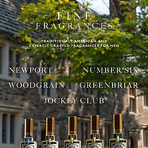 Caswell-Massey Newport Gold Cap Cologne, Men’s Cologne with an Original American Seaside Cologne, Fresh, Cool & Ocean-Inspired, 3 Fl Oz