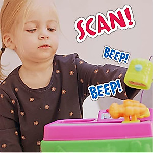 CCoComelon Veggie Fun Learning Basket, Pretend Play Food, Preschool Learning and Education, 10-pieces, Music and Sounds, Officially Licensed Kids Toys for Ages 18 Month by Just Play