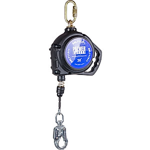 Palmer Safety SRD 30 FT. Self Retracting Lifeline I ANSI Z359.14-2021 Class 1 I SRL Device Swivel Top Galvanized Cable w/Small Steel Snap Hook I Fall Arrest Safety Yoyo