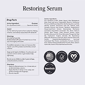 Jupiter Dandruff Shampoo with Serum Duo, Relieves Itchy, Dry, Flaky Scalp, Color-Safe, & Sulfate-Free, Vegan, Both with Zinc, Vitamin B5, Green Tea, Spot Treatment with Niacinamide & Aloe Vera