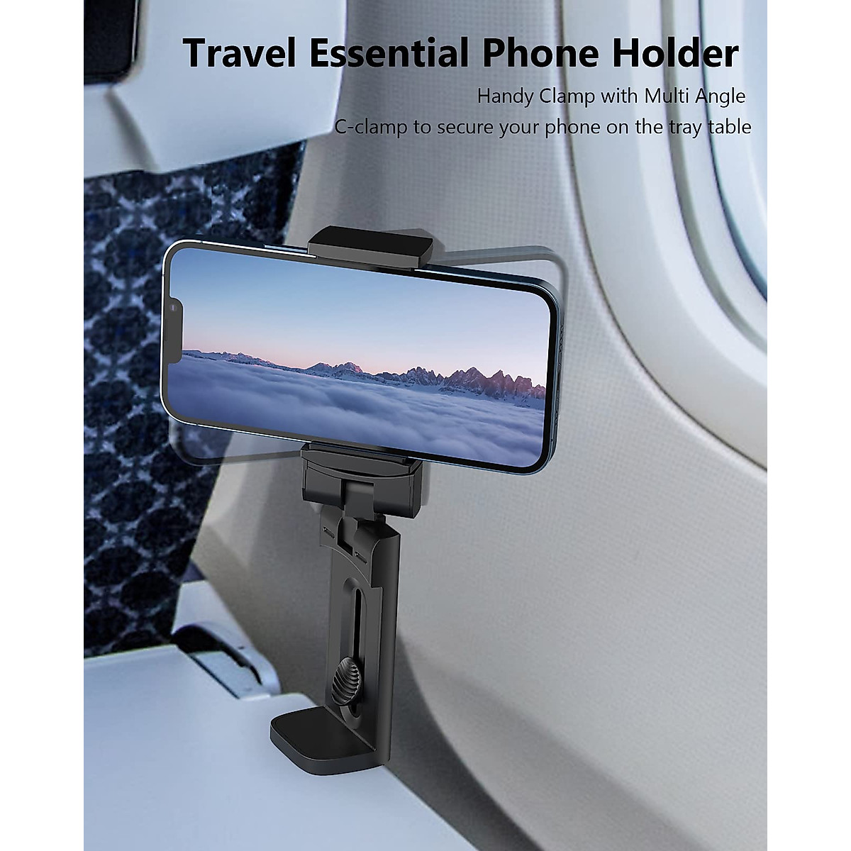 MiiKARE Travel Phone Holder & Adjustsable Controller Holder