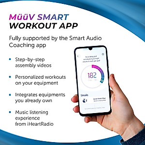 Stamina Recumbent Exercise Bike 1346 - Exercise Bike with Smart Workout App - Recumbent Exercise Bike for Home Workout - Up to 250 lbs Weight Capacity Black