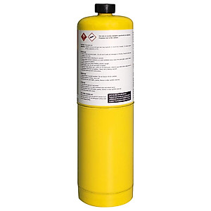Pack of 2, 14.1 oz BLUEFIRE Modern MAPP Gas Cylinder, 99.9% High Purity Propylene Equal To MAP-PRO, Hotter than Propane! Variation of Quantity Bundles Available (2)