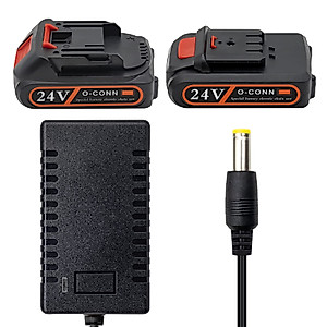 Mini Chainsaw Battery Charger, Lithium Battery Charger, American Standard, Cordless Small Electric Portable Handheld Chainsaw Accessories (Universal Version)