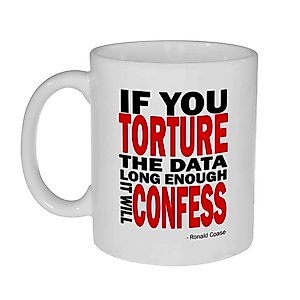 Torture the Data Funny Geek Coffee or Tea Mug