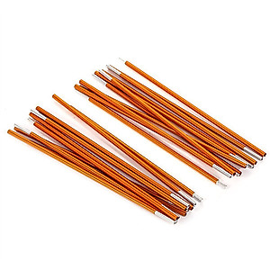 2pcs Aluminum Alloy Tent Pole Support Replacement Accessory for Camping Hiking, 142 inch/pc (1)