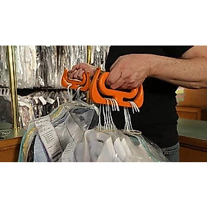 MAMMOTH GRIP Dry Cleaning Laundry Carrier (2-pack) Multi Purpose Handle/Holder Grocery Bags Shopping Bags Paint Cans 5-Gallon buckets Propane Tanks Durable Heavy Duty 100lbs per Grip - Made in the USA