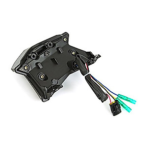 Motodynamic Integrated Sequential LED Tail Lights Smoked Lens for 2020-2022 Kawasaki Ninja 650 Z650 (DOES NOT WORK ON 23+ MODELS)