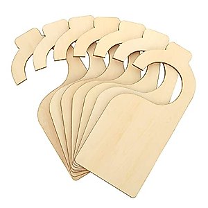 21 Pack Blank Clothing Rack Divider, Wooden Closet Size Divider, Baby Closet Dividers Hanging Closet Dividers for Home Nursery Baby Clothes
