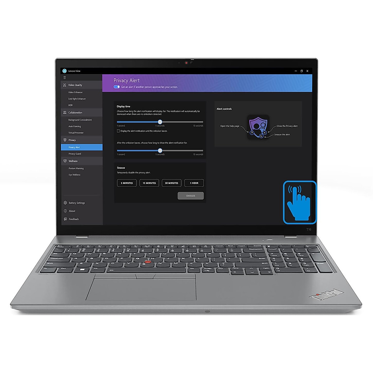 Lenovo T16 Gen 2 16.0" Business Laptop (Intel i7-1355U, 32GB RAM, 2TB PCIe SSD, Backlit KYB, Fingerprint Reader, 2 Thunderbolt 4, WiFi 6E, Win 11 Pro) with Dockztorm Hub