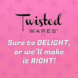 Twisted Wares Funny Kitchen Dish Towels with Sayings for Women, Fuc$ity Fu$k Stripe Illusion Flour Sack Dishtowels, 27 inch by 27 inch, 100% Cotton, Funny Gift for Adults