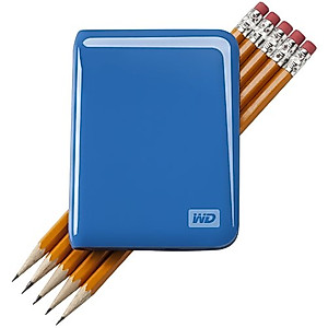 WD My Passport Essential 500 GB USB 3.0/2.0 Portable External Hard Drive (Pacific Blue)