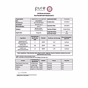 BioActive Vegan Vitamin B12 Sublingual Liquid Supplement (4 Drops a Day for a 90-Day Supply) - B12 Liquid Vitamin Drops with Hydroxocobalamin, Adenosylcobalamin & Methylcobalamin 1,000 mcg per Drop