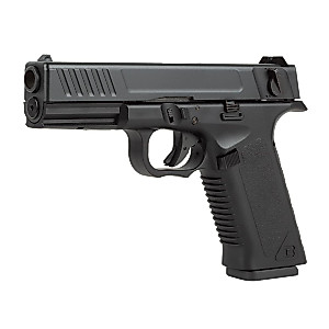 Barra Airguns 009 Full Auto BB Gun Pistol, CO2 Blowback Select Fire Air Pistols, BB Guns for Kids & Adults, 18-Round Drop-Free Magazine, 325 FPS, 177 Caliber BBS
