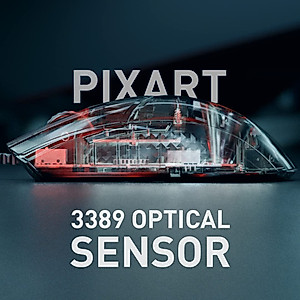 MSI CLUTCHGM41 Lightweight V2 Gaming USB RGB Adjustable up to 16000 DPI Desktop Laptop Gaming Mouse (Clutch GM41 Light Weight V2),Black