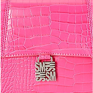 Steve Madden Alessa Croco Crossbody Bag, Hot Pink