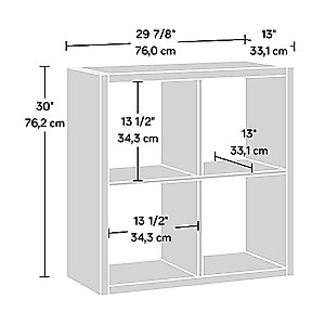 Sauder Miscellaneous Storage 4-Cube Organizer, Rural Pine Finish