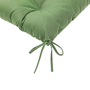 QILLOWAY Indoor/Outdoor Bench Cushion,51-Inches (Dark Green)