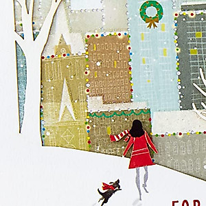 Hallmark Christmas Card for Granddaughter (Snowy City)