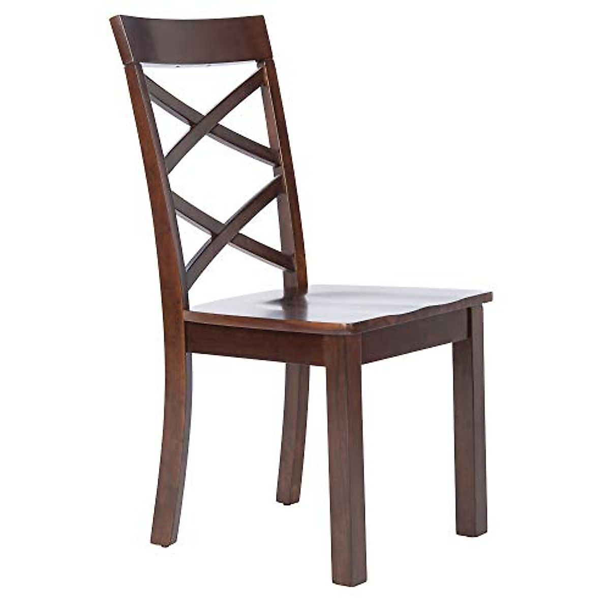 Safavieh Home Collection Ainslee Brown 18-inch Dining Chair (Set of 2)