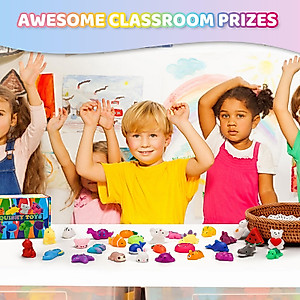 30pcs Party Favors for Kids 4-8-12, Kawaii Mochi Squishy Toys Bulk Fidget Sensory Toys Birthday Gifts for Boys Girls, Goodie Bag Christmas Stocking Stuffers Treasure Box Classroom Prizes