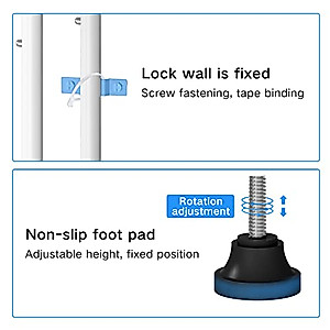 Simple Trending-3 Tier Shelf Bathroom Space Saver, Over The Toilet Rack,Bathroom Stand Storage Organizer, White