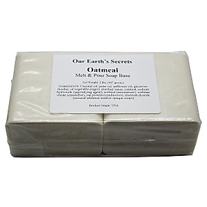 Oatmeal- 2 Lbs Melt and Pour Soap Base - Our Earth's Secrets