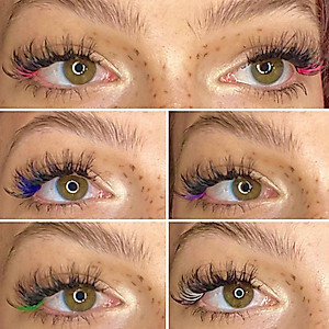 Faux Mink Lashes Natural Look FANXITON False Eyelashes 3D 16MM Short Eyelashes 10 Pairs Pack Fake Eyelashes Multipack