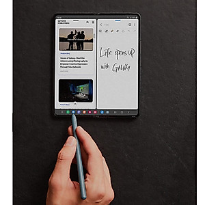 Galaxy Z Fold 4 Pen Stylus Replacement for Samsung Galaxy Z Fold 4/5 S Pen Stylus Pen,Compatible Galaxy Z Fold 4/5 Phone EF-FF92PCBEGUS with Eject Pin+2 Tips (Black)