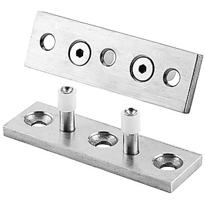 Haofy Door Bottom, Household Barn Door Floor, Floor Roller Hardware Fittings for Sliding Barn Door