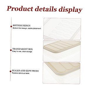 KICHOUSE 2Pcs Transparent Plastic Food Storage Containers for Refrigerator Organization Versatile Fridge Boxes Kitchen Food Storage Bins Refrigerator Organizer