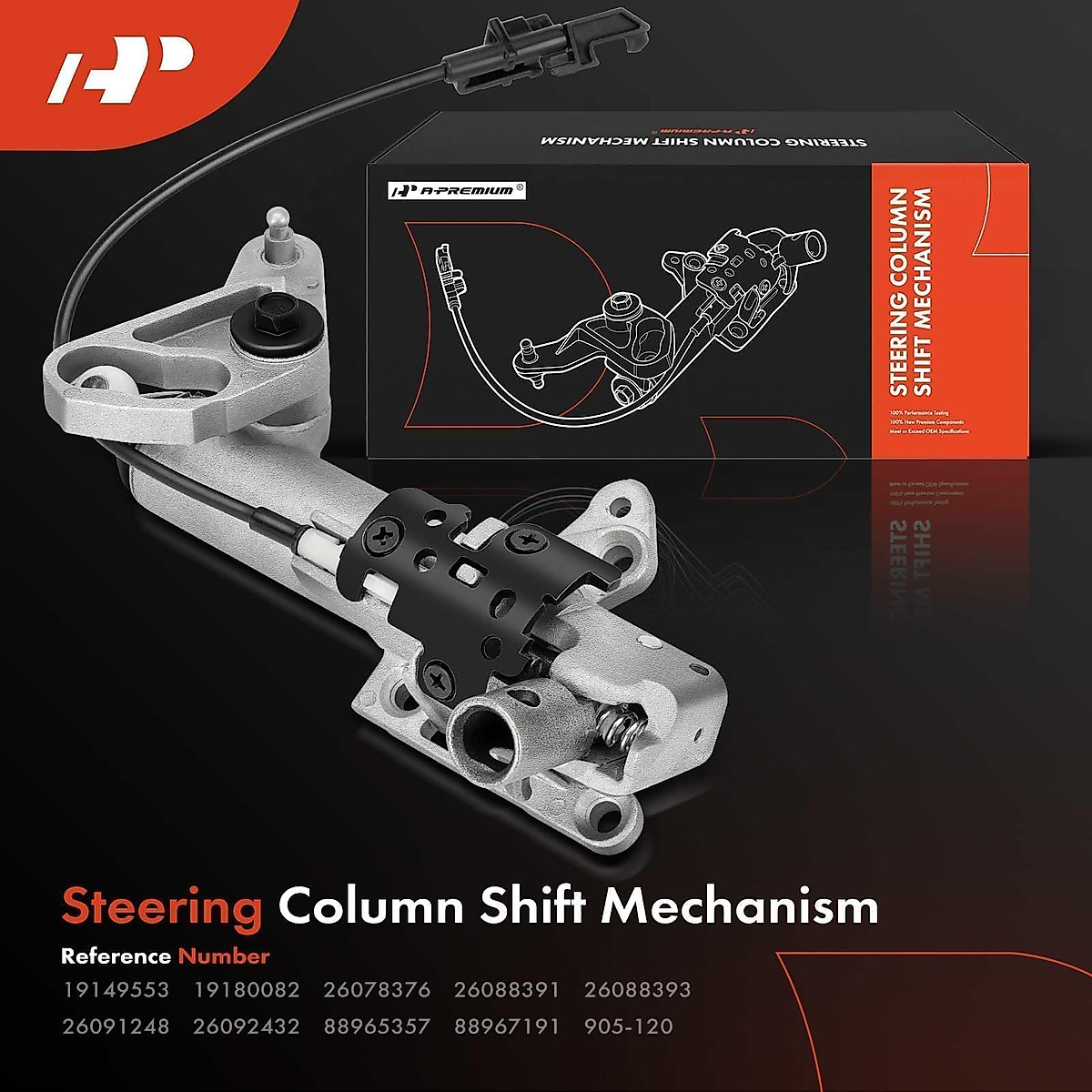 A-Premium Steering Column Shift Mechanism - Compatible with Cadillac, Chevy, GMC Vehicles - 1998-2007 - Escalade, Blazer, Silverado, Suburban, Tahoe, Sierra, Jimmy, Yukon
