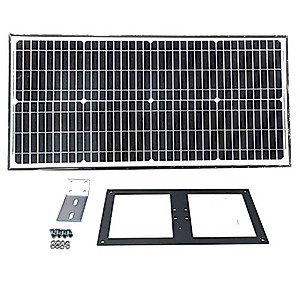 ALEKO SP30W24V 30 Watt 24 Volt Monocrystalline Solar Panel for Gate Opener Pool Garden Driveway