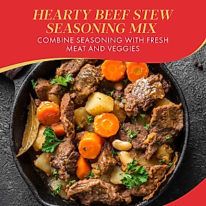 Crock-Pot Hearty Beef Stew Seasoning Mix, 1.5 Ounce (Pack of 12)