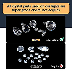 CVKASH 5 - Light Vintage Small Crystal Chandelier Modern Semi Flush Mount Ceiling Light Fixture Chandelier Lighting for Kitchen Bedroom Living Room Dining Room Hallway Foyer（Black）