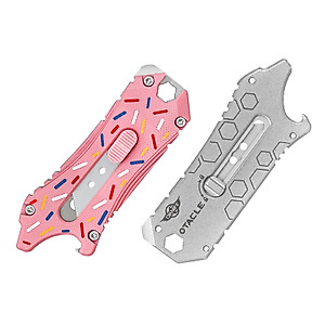 OKNIFE Otacle EDC Retractable Utility Knife (Pink)