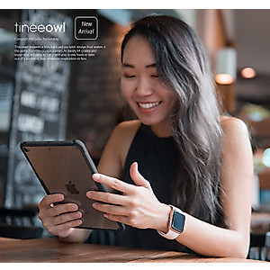 TineeOwl iPad Mini 5/4 Ultra Slim Clear Case, Flexible TPU, Absorbs Shock, Lightweight, Thin (Black)