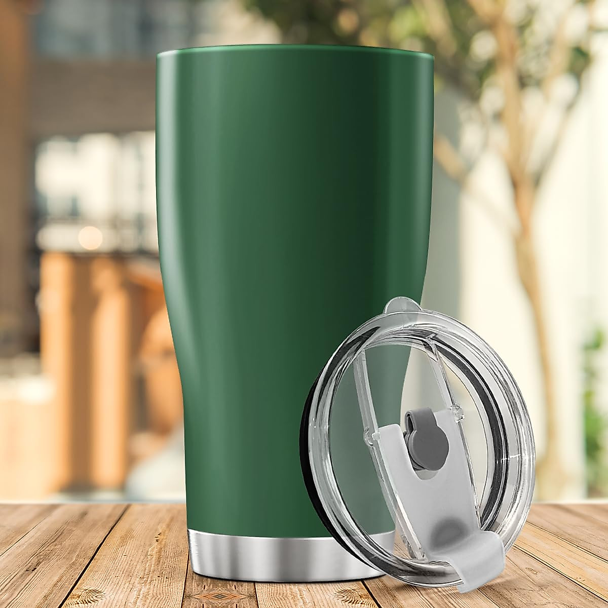 KINGGGGG Tumbler 30 Oz Coffee with Lid and Straw Bullitt Steel Evolution Insulated Stainless