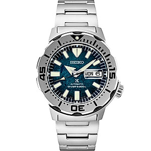 SEIKO SRPH75 Automatic Dive Watch for Men - Prospex Special Edition - LumiBrite Hands, Rotating Elapsed Timing Bezel - Water Resistant 200M