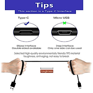 USB C Adapter Charger Charging Cable Power Cord Wire Compatible for Remarkable 2 Paper Tablet, Onn Pro 8", Pro 10.1", ONN Surf 8” ONN Surf 10.1” Gen 2 Model & More USB-C Port Tablet Charger (5FT)