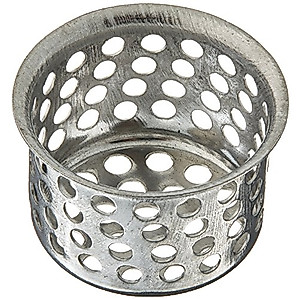 EZ-Flo 1 Inch Basin Replacement Deep Waste Basket Strainer, Crumb Cup, Stainless Steel, 30061