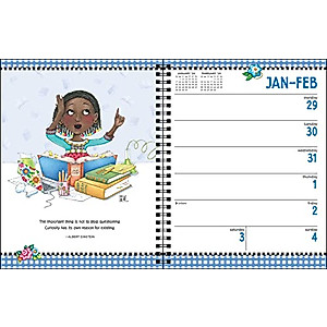 Mary Engelbreit's 12-Month 2024 Monthly/Weekly Planner Calendar: Always Seek Knowledge