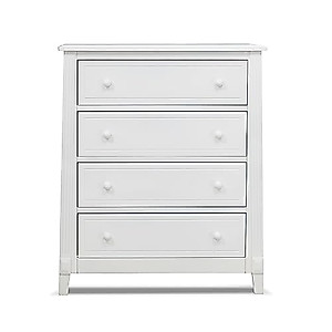 Sorelle Furniture Berkley Baby Dresser – Dresser for Nursery, Kids Bedroom Furniture, Dresser Drawers, Nightstand for Child’s Room with Drawers, Nursery Furniture for Infant-White