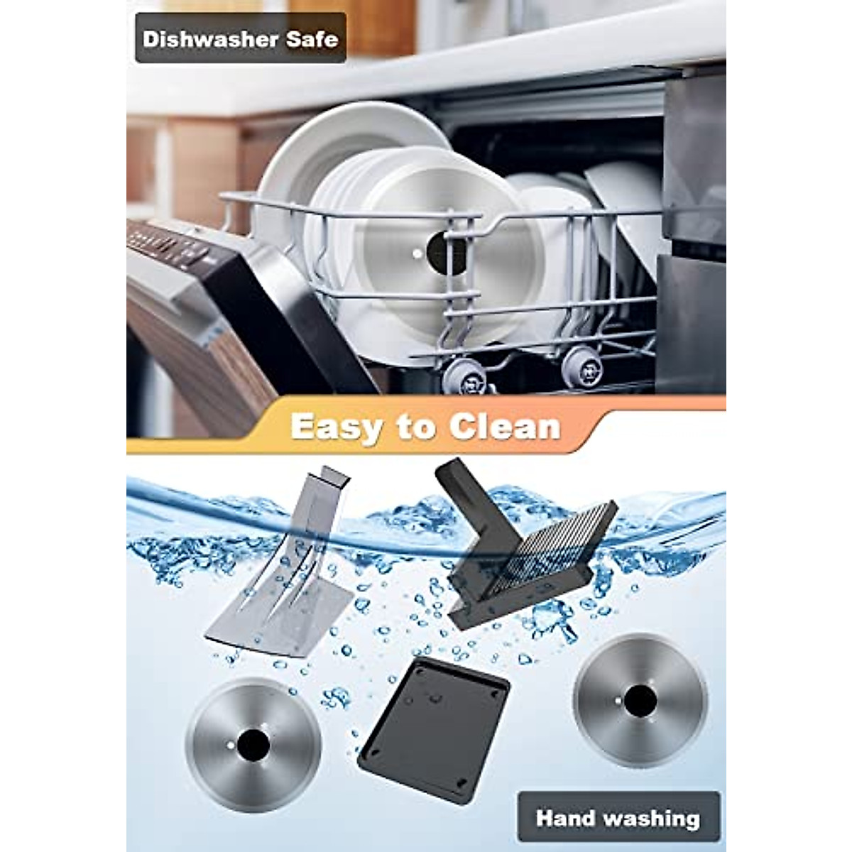 OSTBA Die-Cast Electric Deli Food Slicer with Two Removable Stainless Steel Blades,0-23mm Adjustable Thickness Meat Slicer for Home, Food Slicer Machine with Food Tray,160W