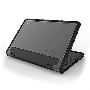 Gumdrop DropTech Laptop Case Fits Lenovo 300e Chromebook (1st Gen ONLY). Designed for K-12 Students, Teachers and Classrooms – Rugged, Shockproof Bumpers for Reliable Device Protection– Black