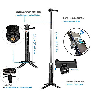 Husiway Accessory Bundle for GoPro Hero 11 10 9 8 7 6 5 4 Accessories Kit for Go Pro Max Fusion Insta360 ONE X DJI Osmo Action 3 2 AKASO Action Cameras 56E